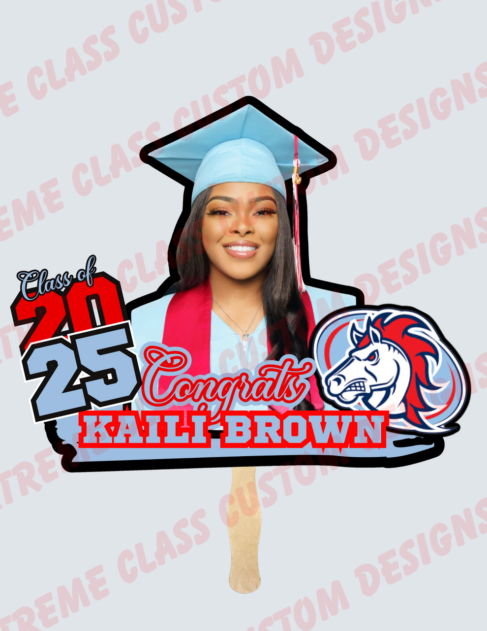 Custom Graduation Fans – Xtreme Class Custom Designs